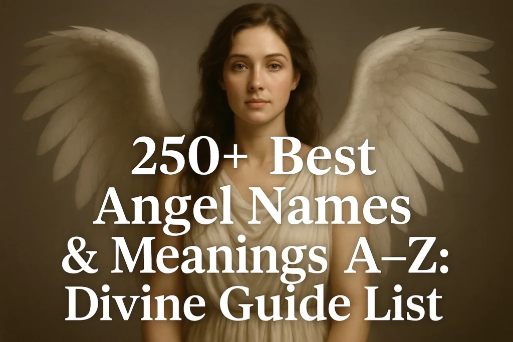 250+ Best Angel Names & Meanings A–Z: Divine Guide List