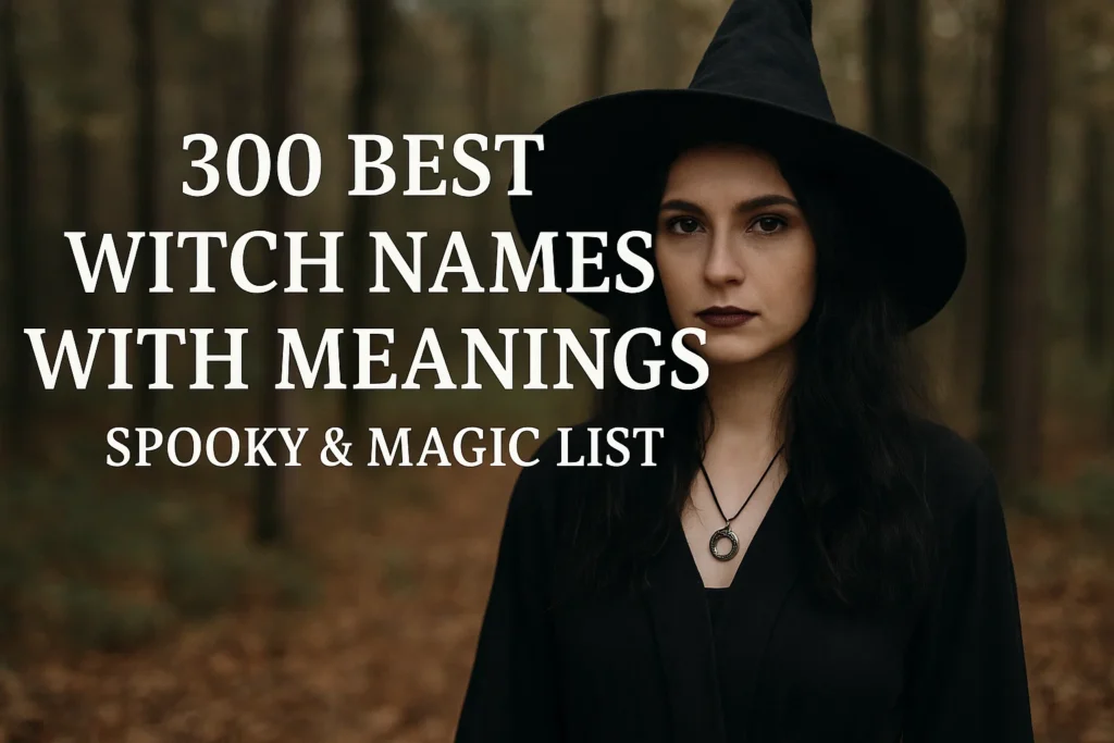 300 Best Witch Names with Meanings: Spooky & Magic List