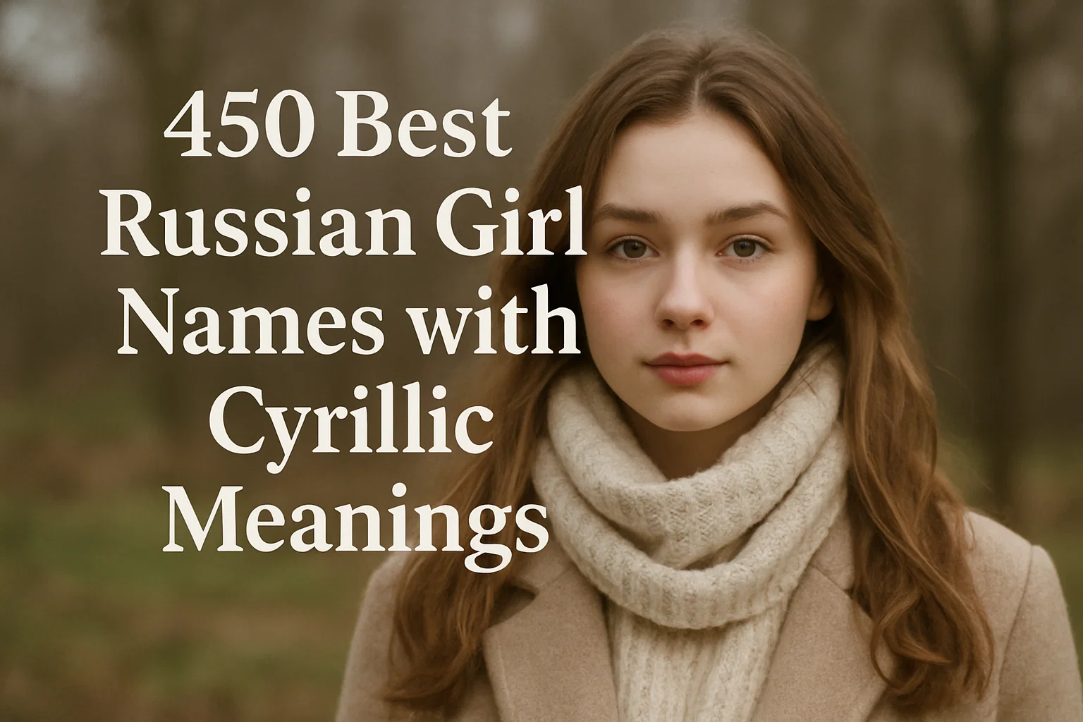 450 Best Russian Girl Names with Cyrillic Meanings